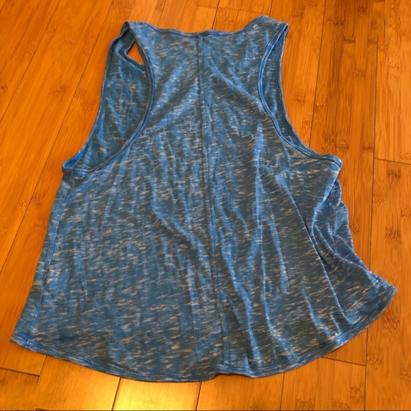 Mudd | Tops | Ocean Blue Muscle Tee | Poshmark